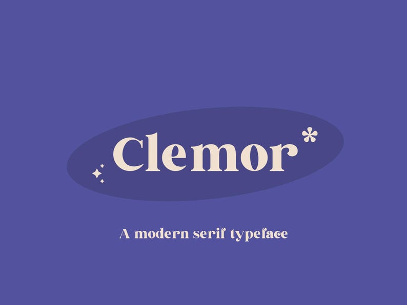Clemor Font - Serif Font, Modern Font, Cricut Font, Elegant Font ...