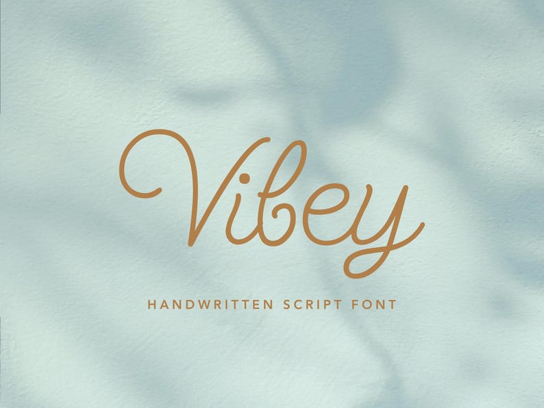 Vibey Modern Retro Cursive Script: Canva, Cricut, Procreate, Logo ...