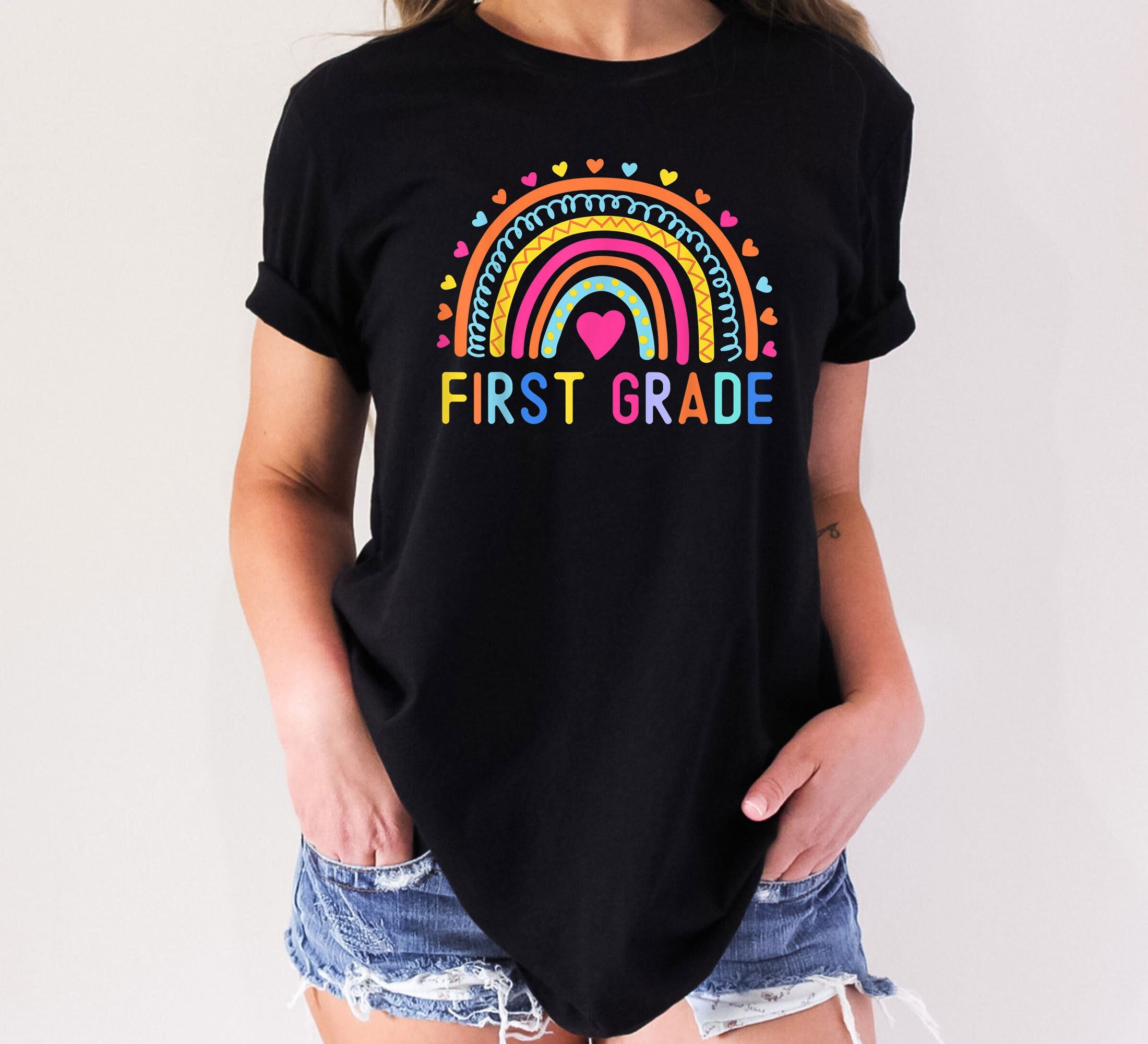 First Grade Teacher Shirt 1st Grade Teacher Shirt First Day - Etsy