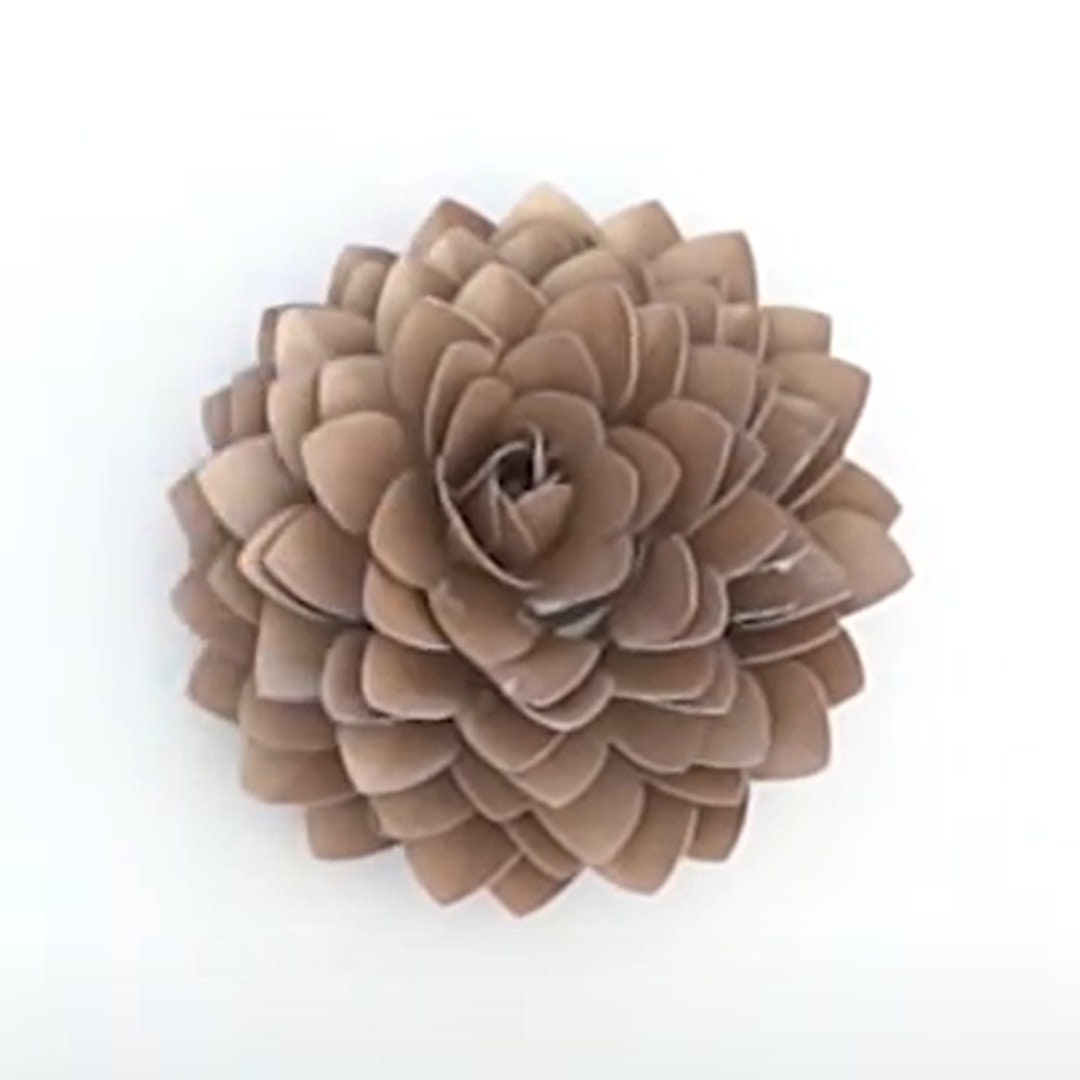 Dahlia Paper Flower - SVG Paper Flower - DIY Paper Flower - Svg ...