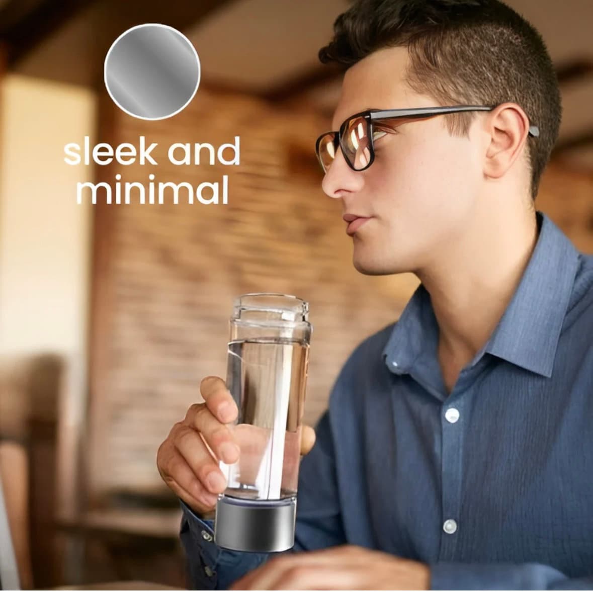 Hydrogen Water Bottle - Advanced Filtration System - Increase Hydration ...