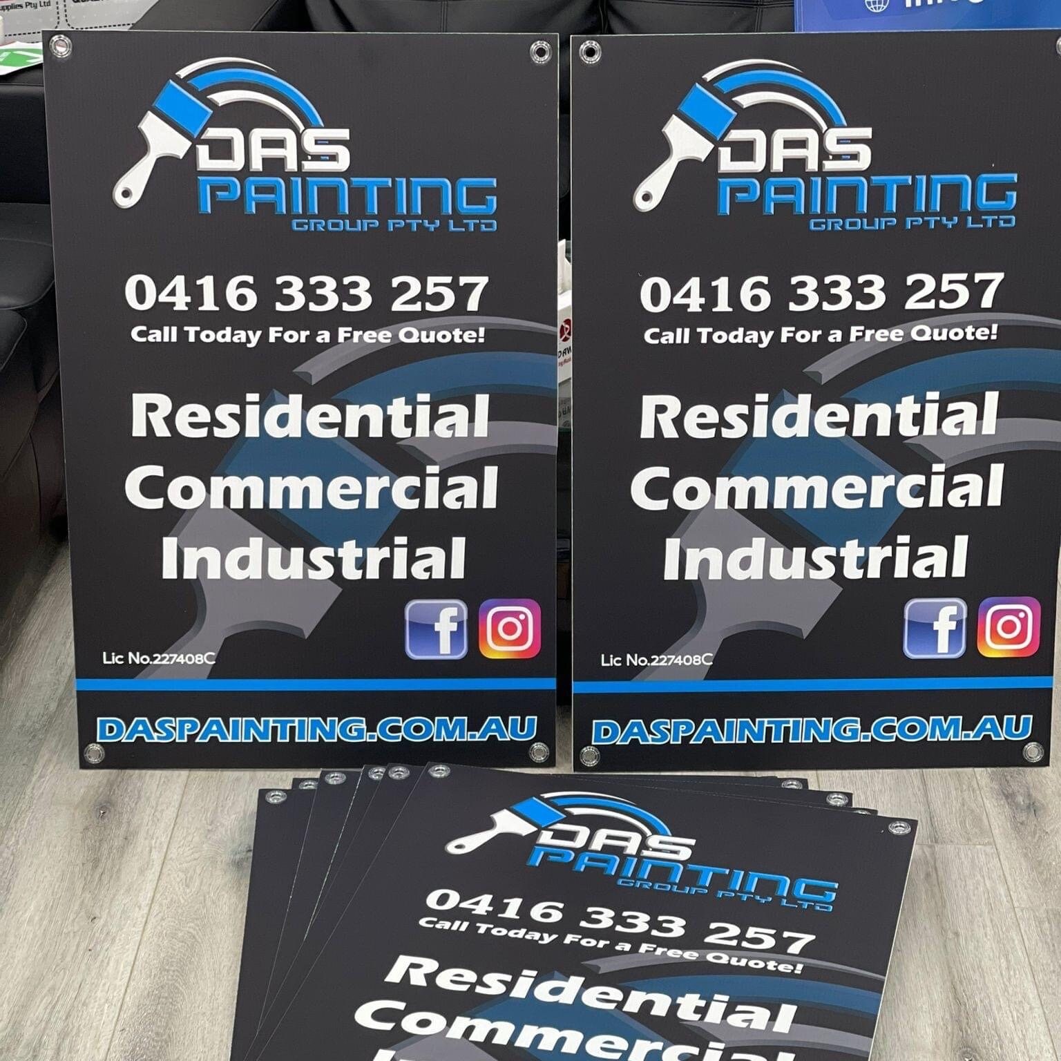 Corflute Sign Board Sign With Eyelets - Etsy Australia