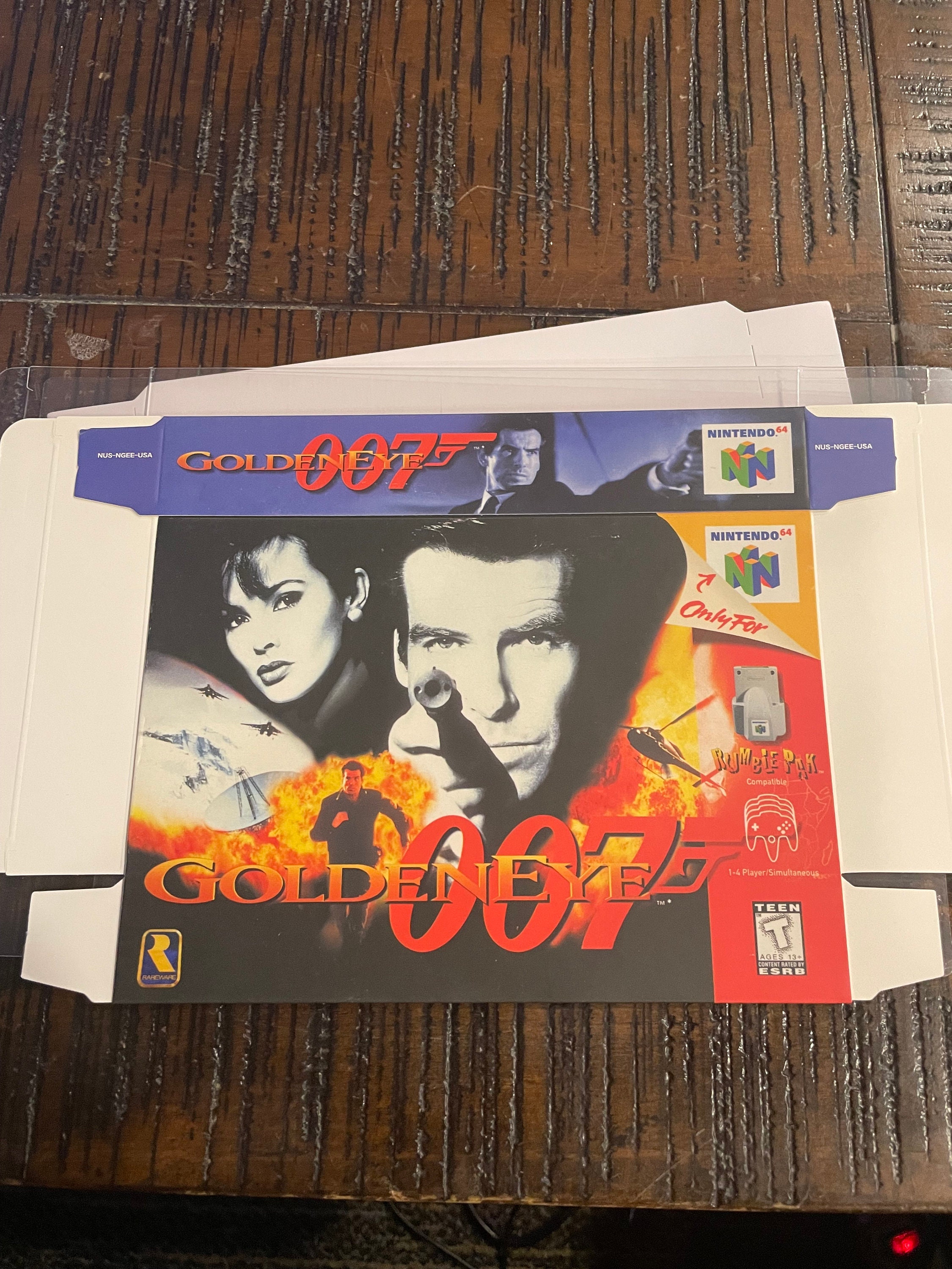 James Bond Goldeneye 007 nintendo 64 N64 Box Protector - Etsy