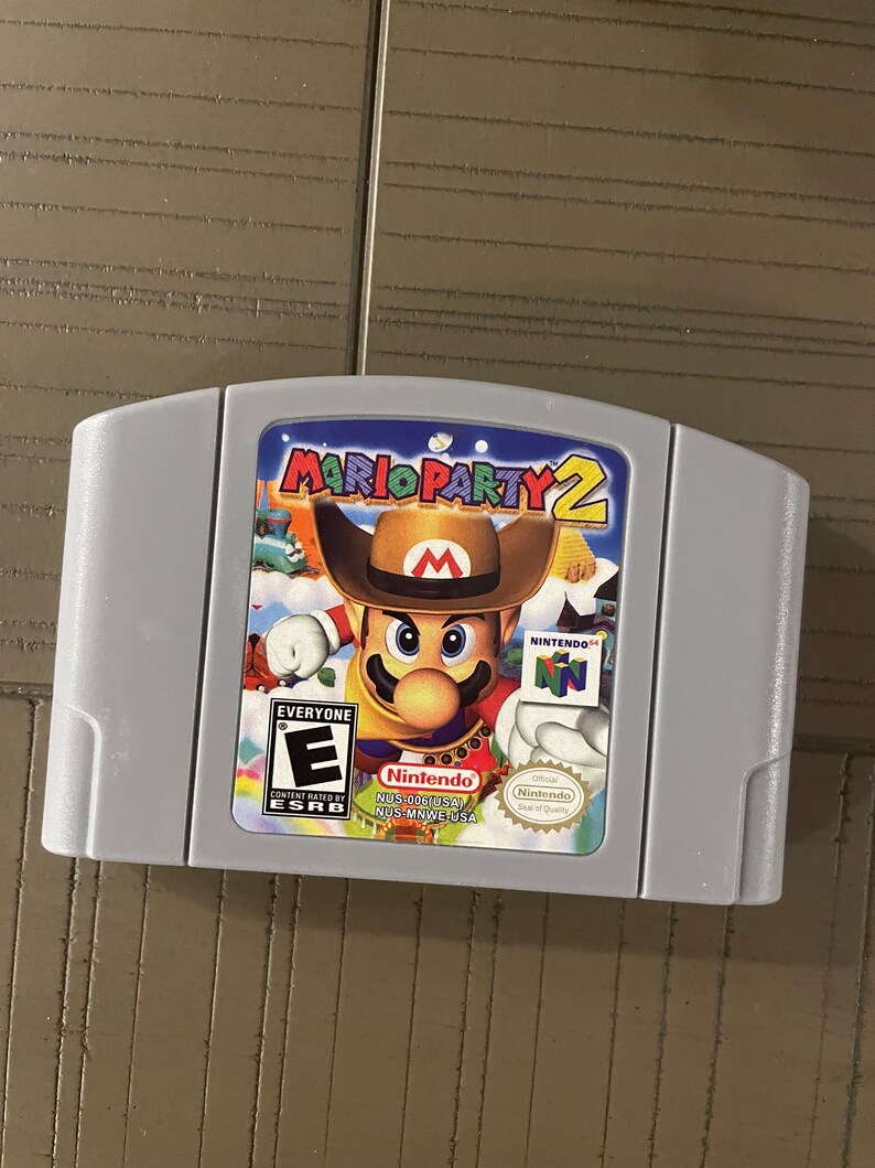 Mario Party 2 Nintendo 64 N64 Game Etsy