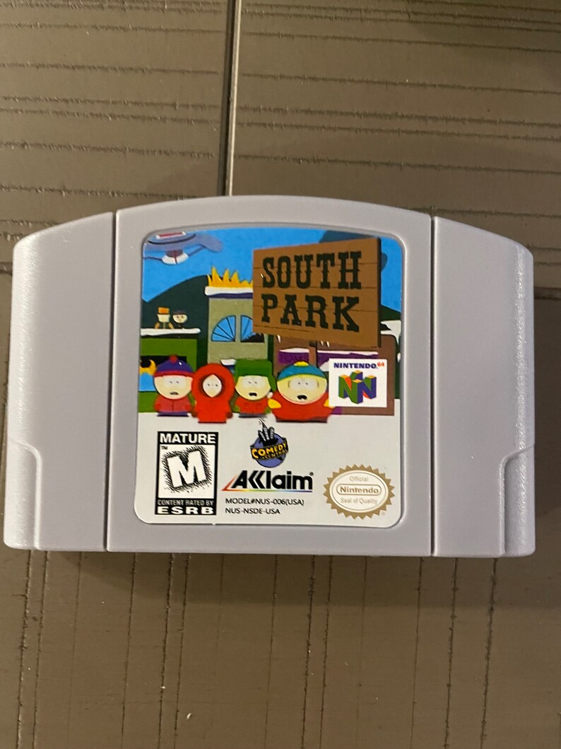 South Park nintendo 64 N64 Game - Etsy