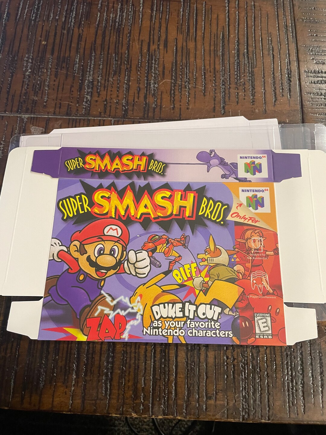 Super Smash Bros nintendo 64 N64 Box Protector - Etsy