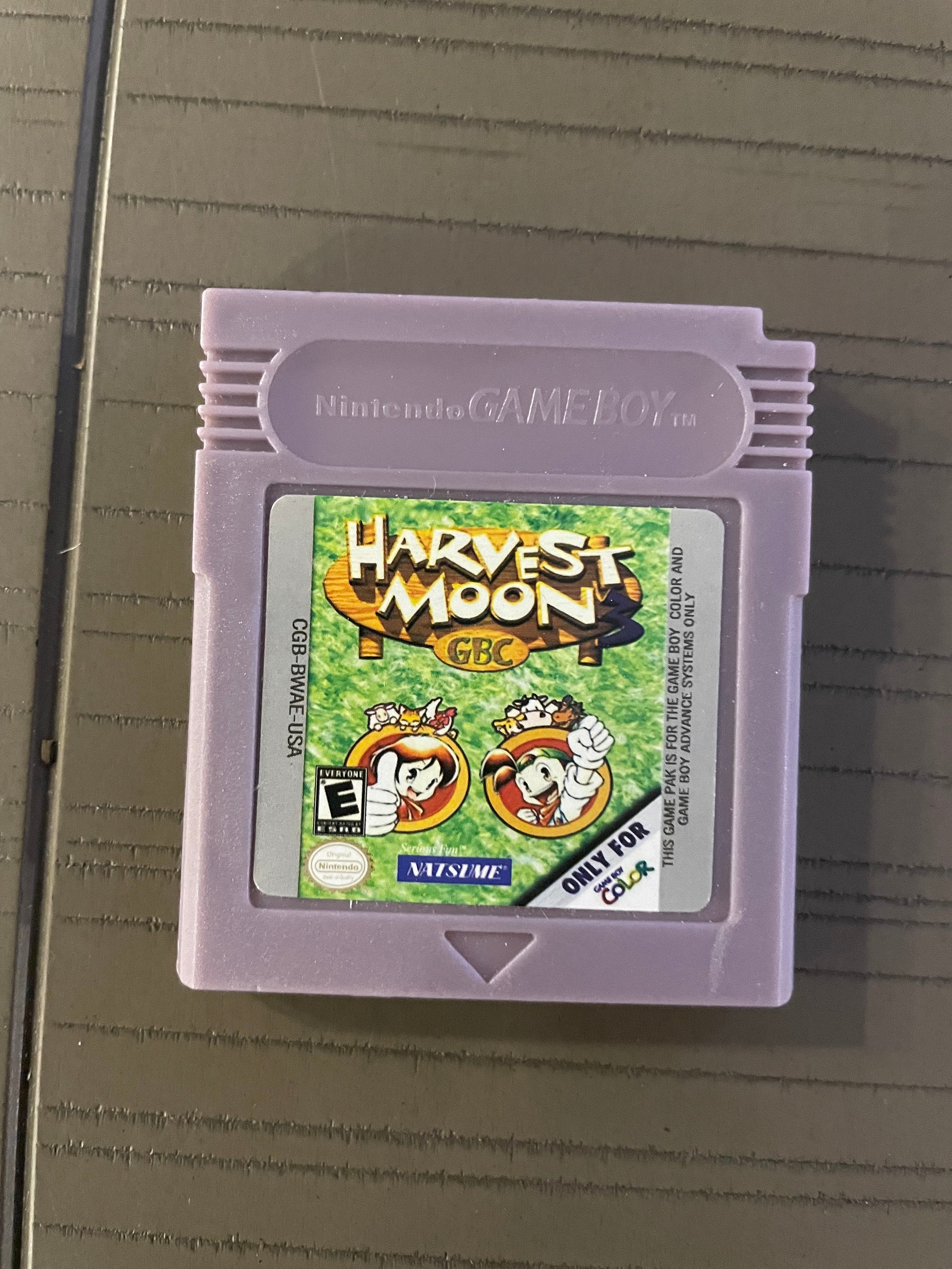 Harvest Moon 3 Gameboy Color