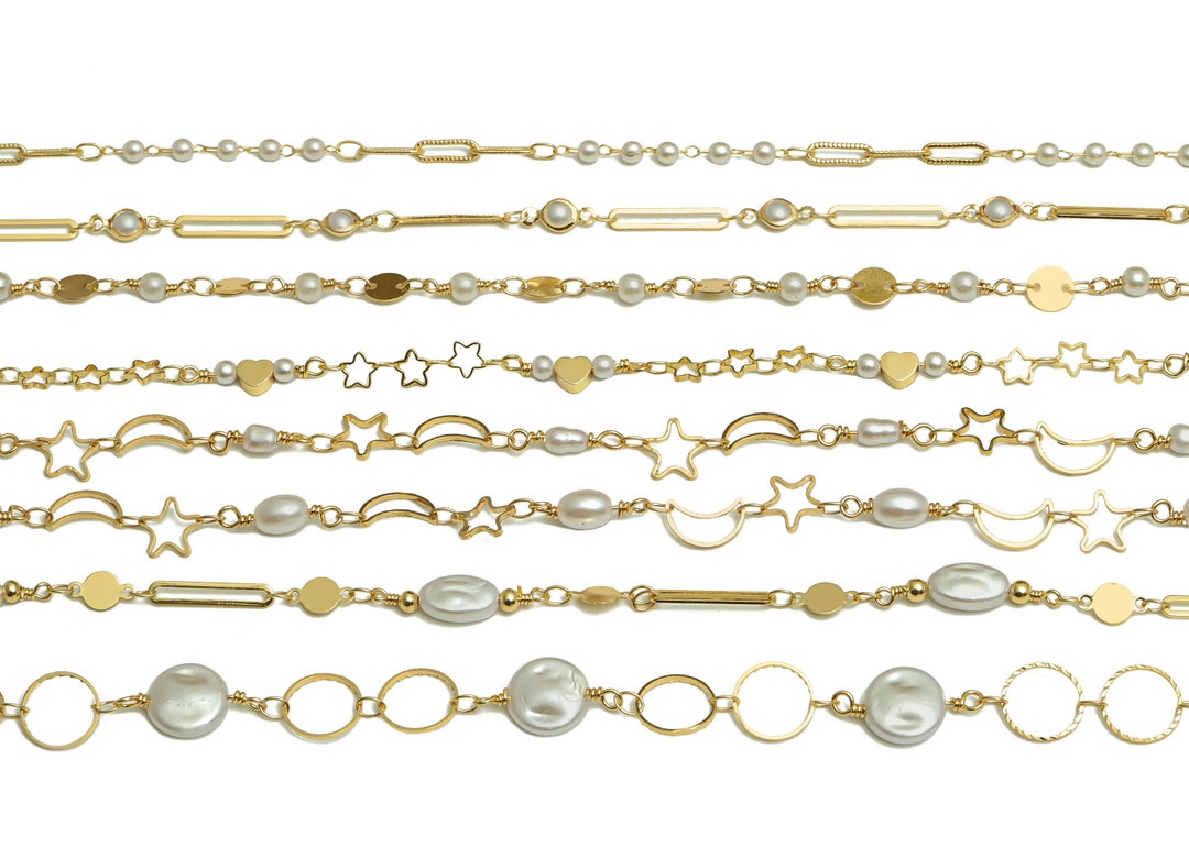 Beaded Pearl Chains, Ball Satellite Link Chains, Pearl Satellite Chain ...