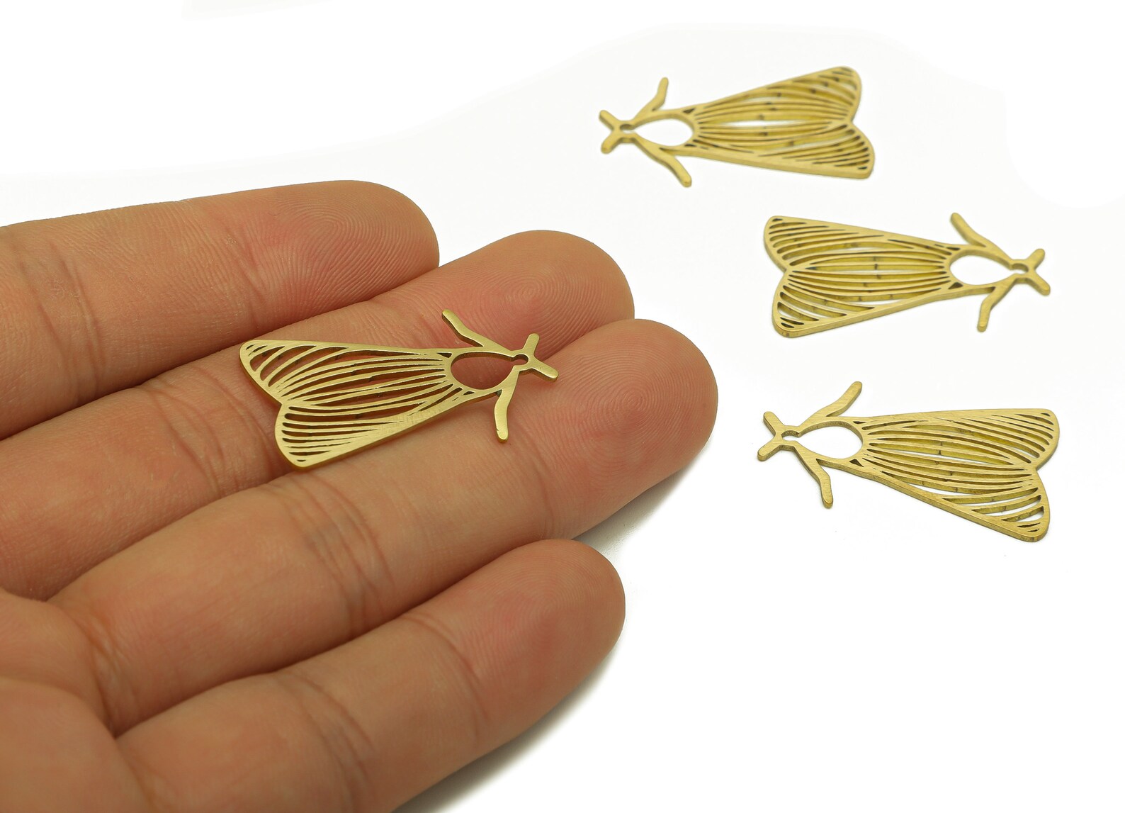 Moth Lasercut Earring Charms Moth Cut Out Charms Handmade - Etsy