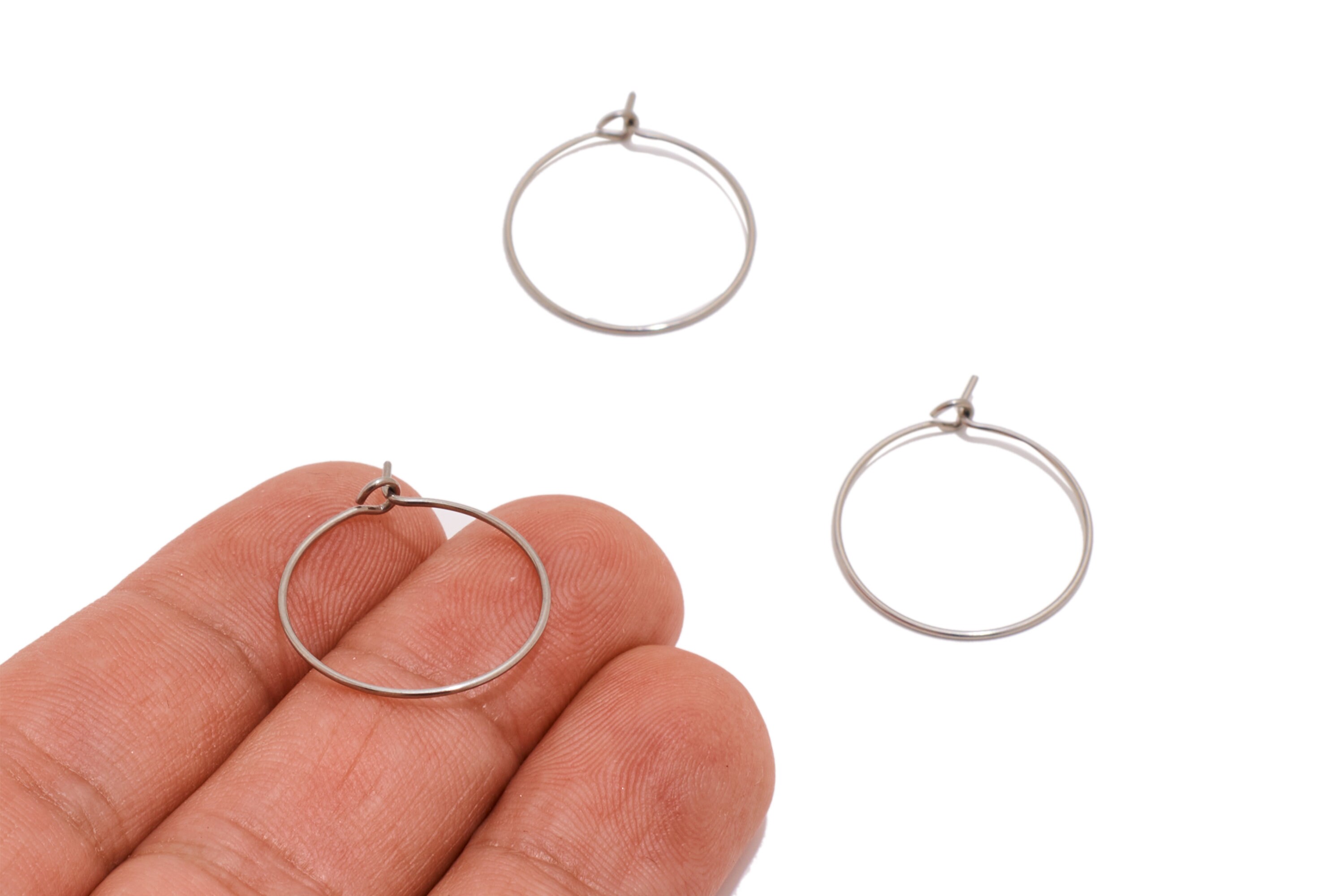 Stainless Steel Earring Wire, Round Stainless Steel Wire, Circle ...