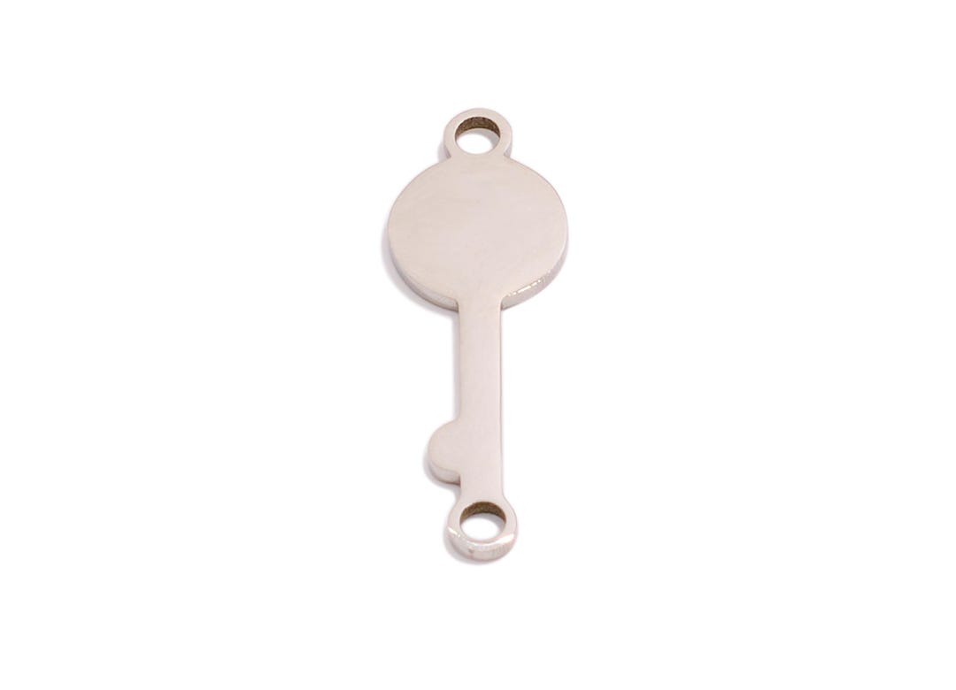 Steel Key Connectors, Ancient Key 2 Holes Geometric Connector ...