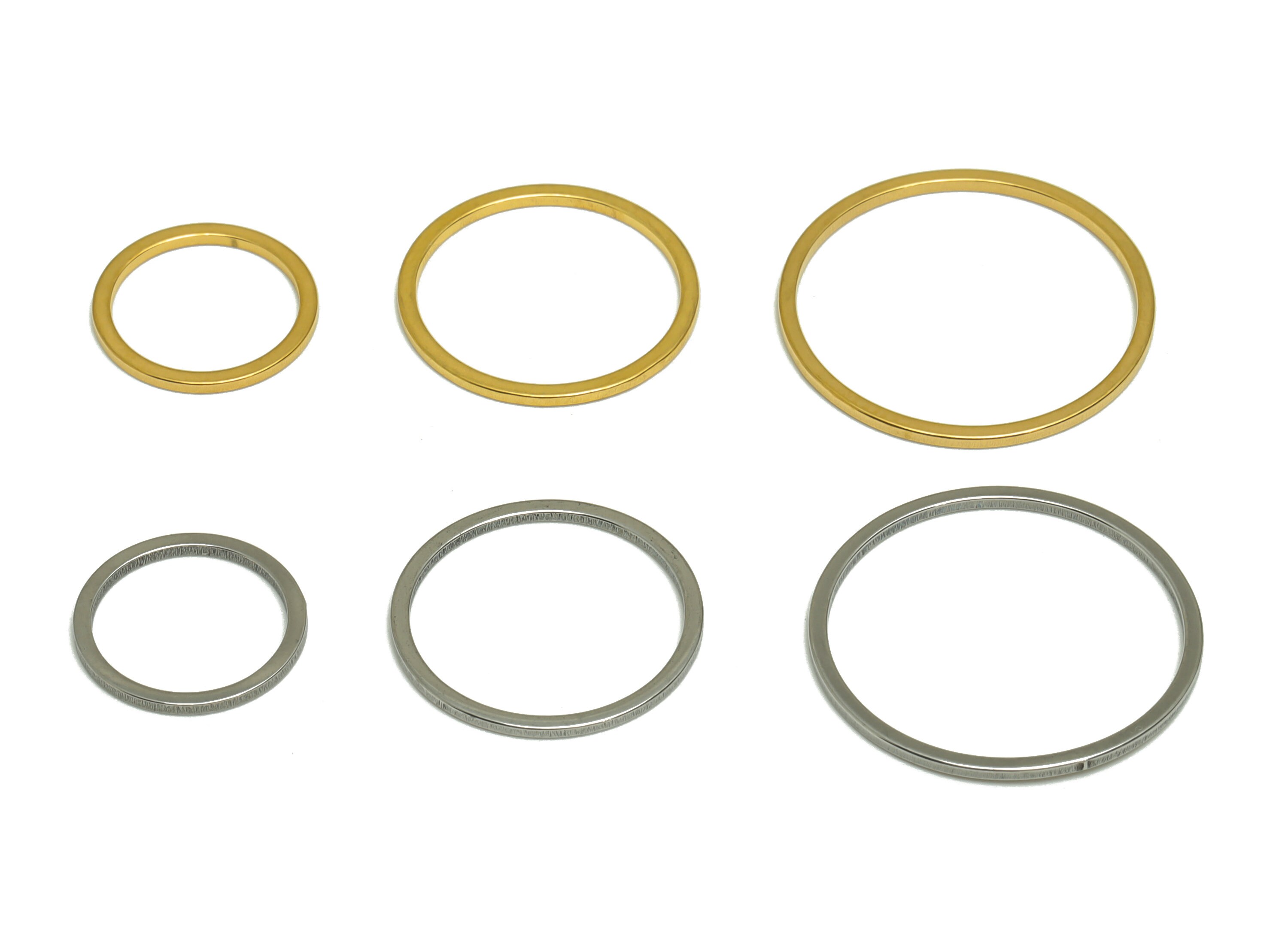 Steel Circle Rings, Stainless Steel 201, Circle Connector, Stainless ...