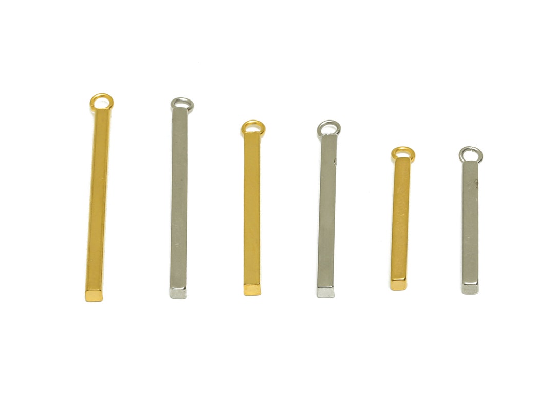 Long Stick Bar Charm, Stainless Steel Tassel Bar, Steel Bar for Tassel ...