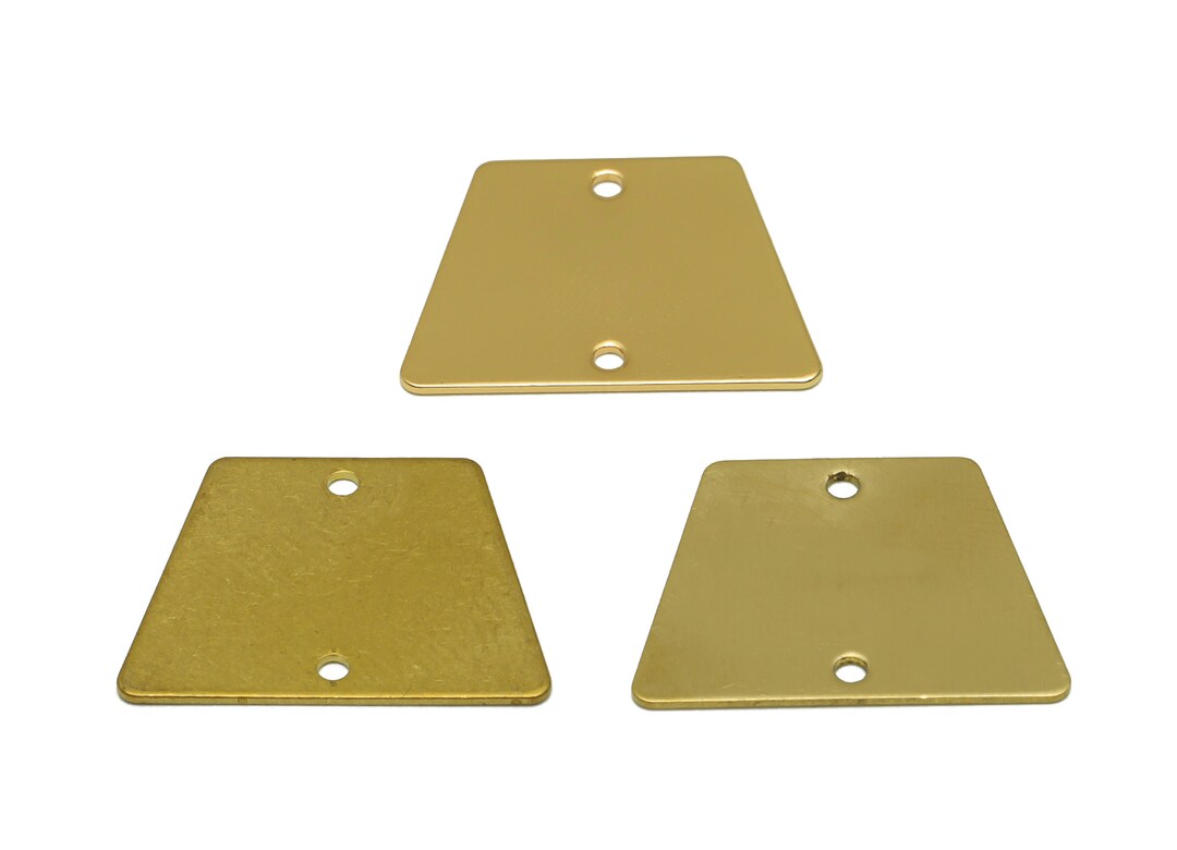 Small Trapezoid Laser Cut Connectors, Stamping Blank Connector ...