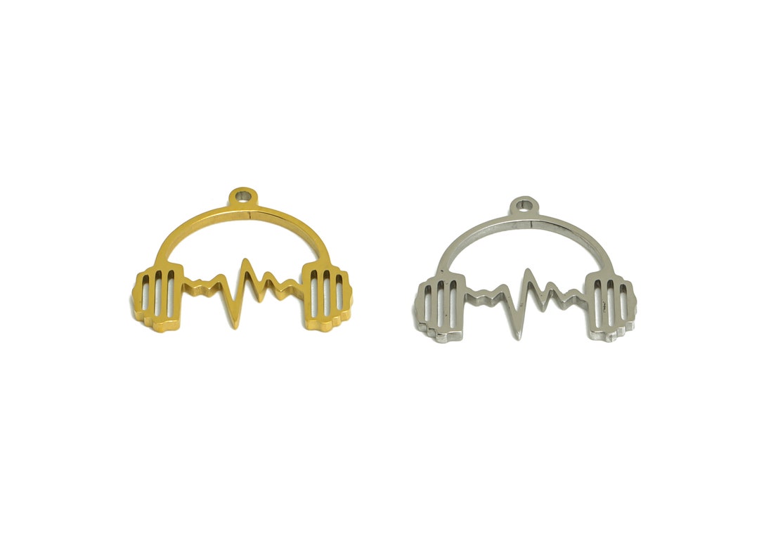 Steel Headset Charm, Stainless Steel 201, Earphone Earring Charms ...