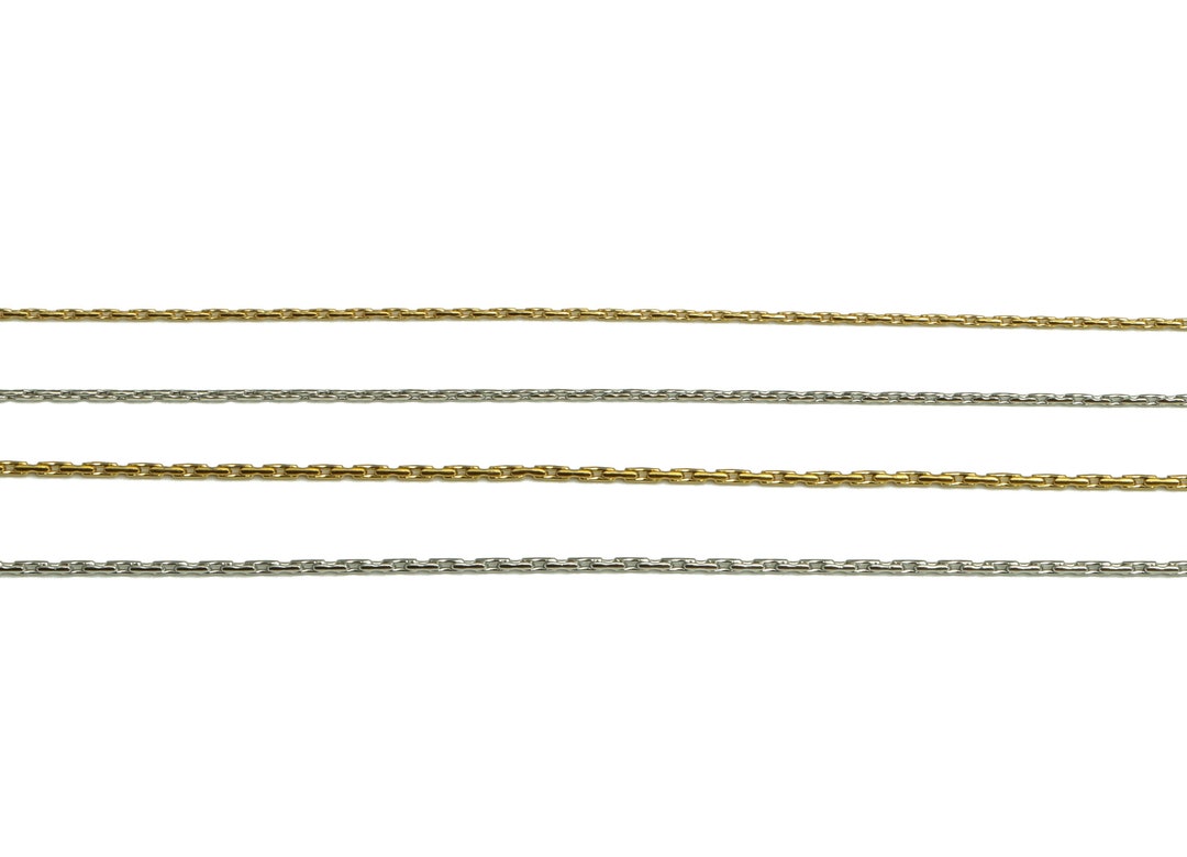 Tiny Rectangular Snake Chain, 0.8mm Snake Chains, 304 Stainless Steel ...