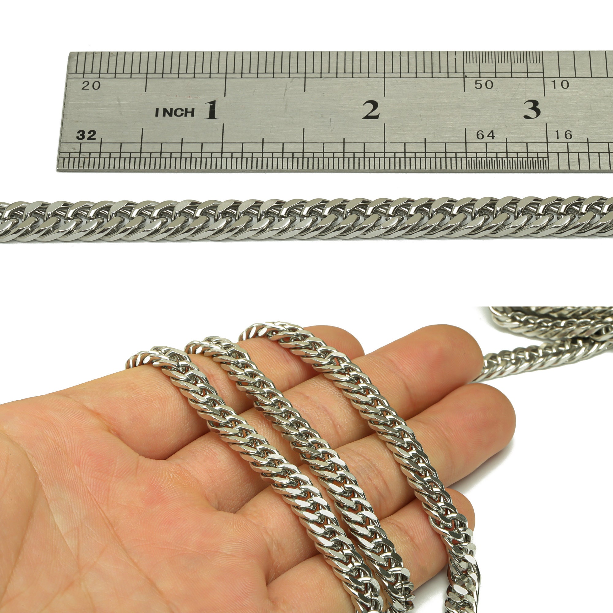 Faceted Curby Chain, Curb Chain, Six Side Link Chain,curb Chains,304 ...