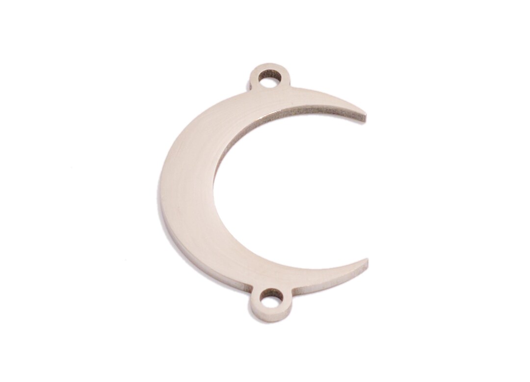 Steel Crescent Connector, Celestial Moon Connectors, Stainless Steel ...