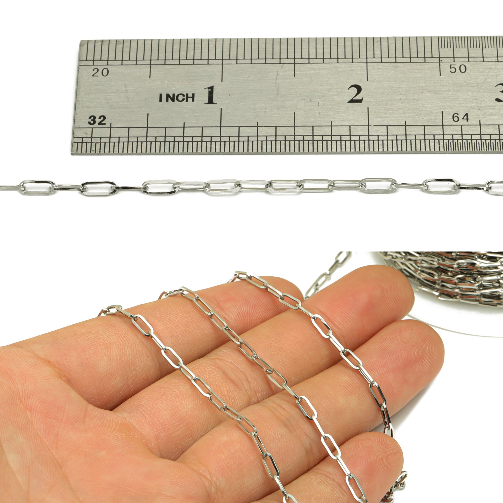 Oval Cable Chain， Flat Oval Cable Chain，304 Stainless Steel Cable Chain ...