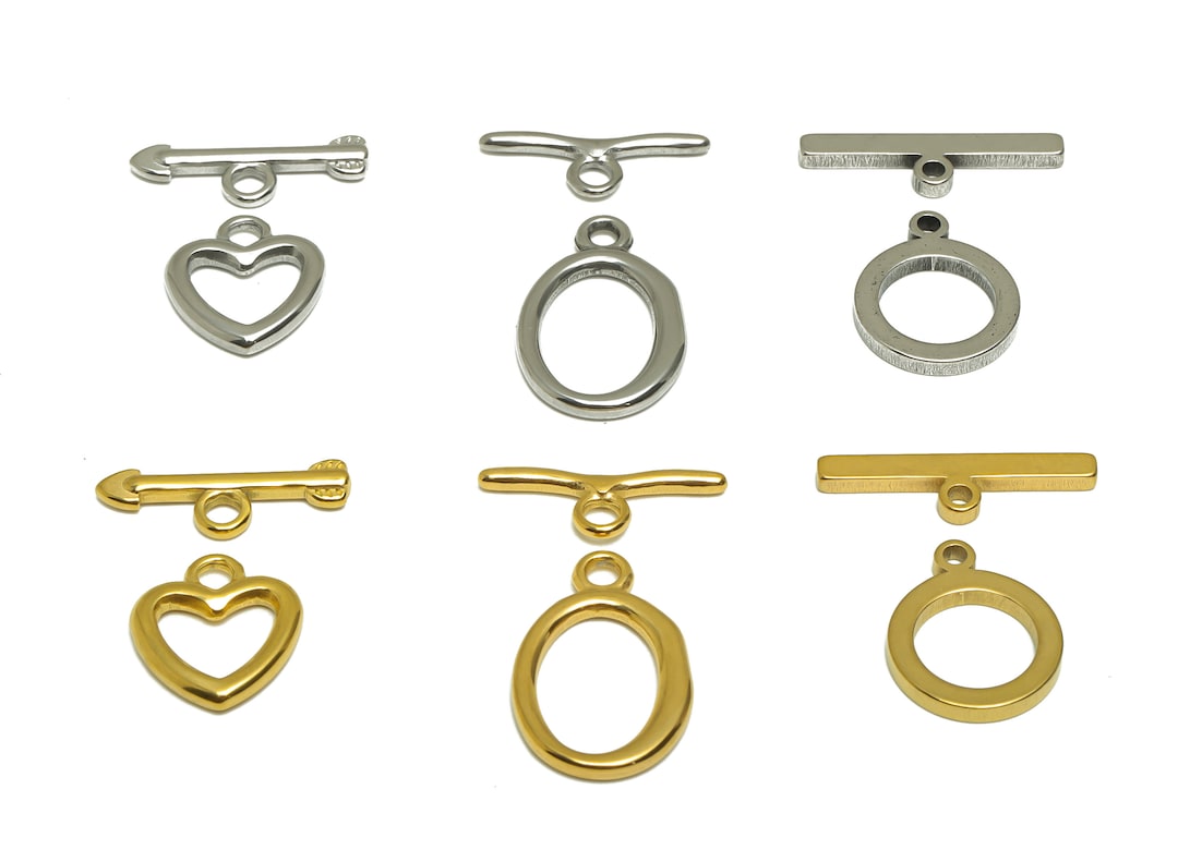 Stainless Steel Toggle Clasp, Bracelet Toggle Clasp, Oval Toggle Clasp ...