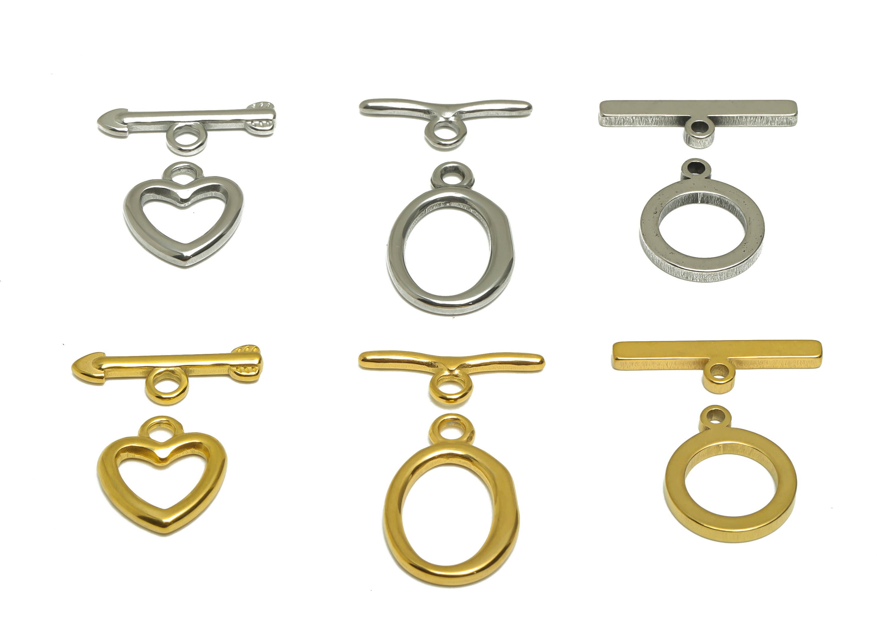 Stainless Steel Toggle Clasp, Bracelet Toggle Clasp, Oval Toggle Clasp ...