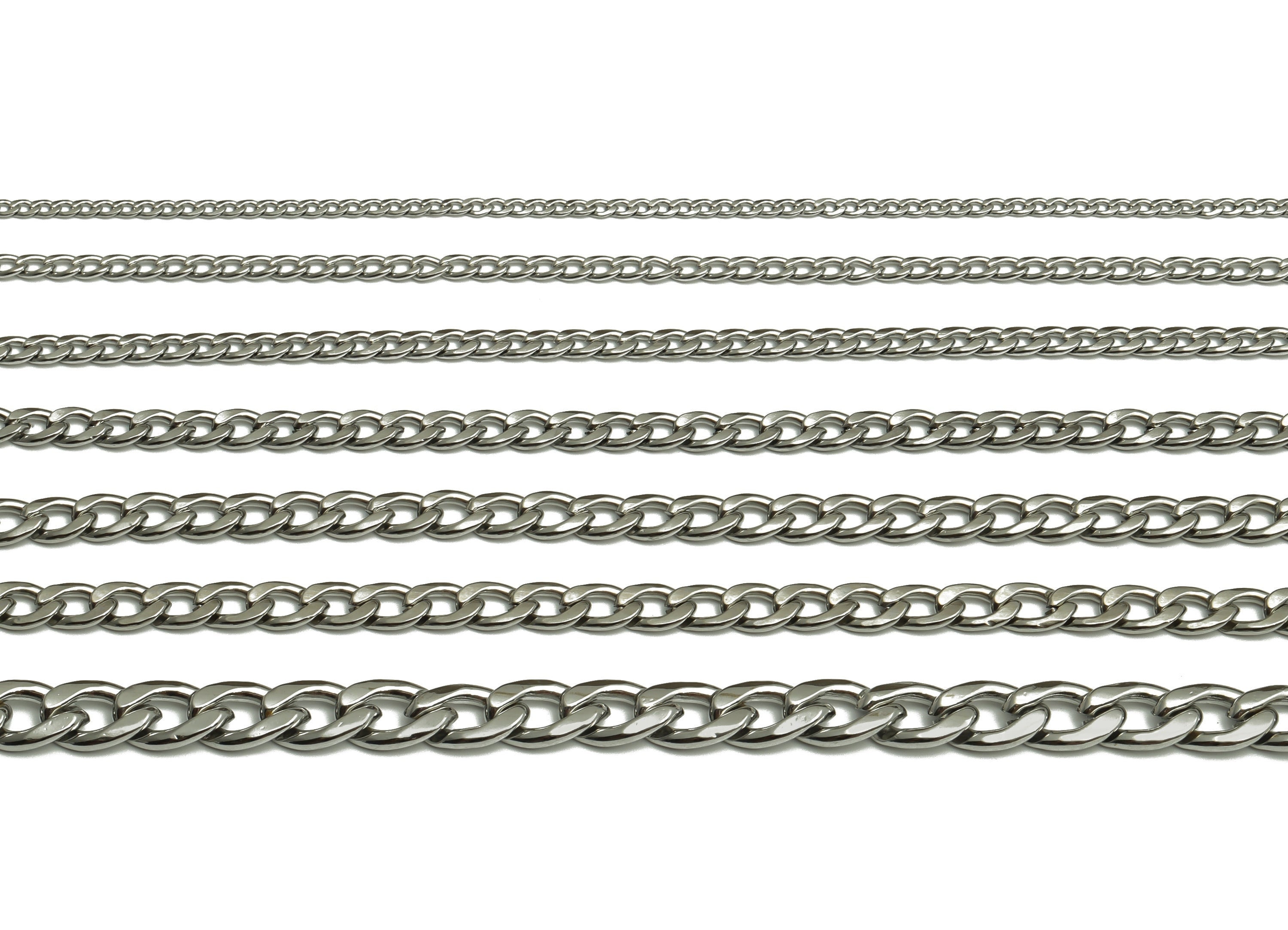 Cuban Link Chain, Curb Chain, Steel Cuban Link Chain, Curb Chains, 304 ...