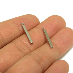 Long Stick Bar Charm, Stainless Steel Tassel Bar, Steel Bar for Tassel ...