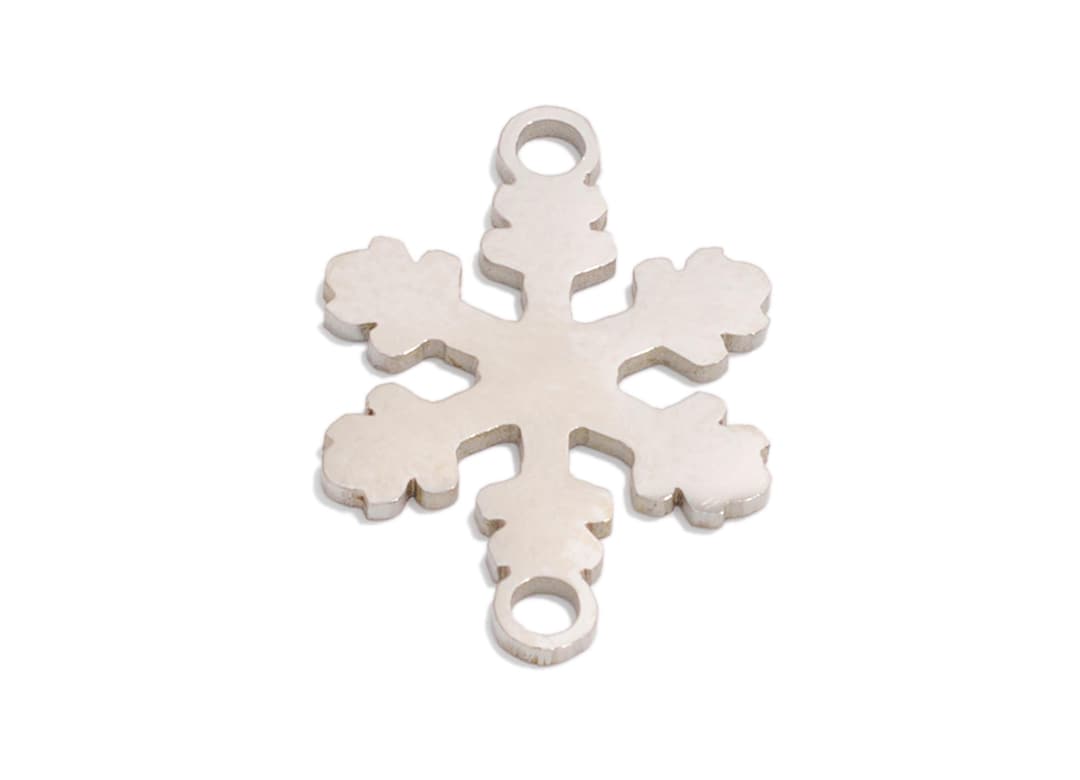 Steel Snowflake Connectors, Winter Geometric Connector, Stainless Steel ...