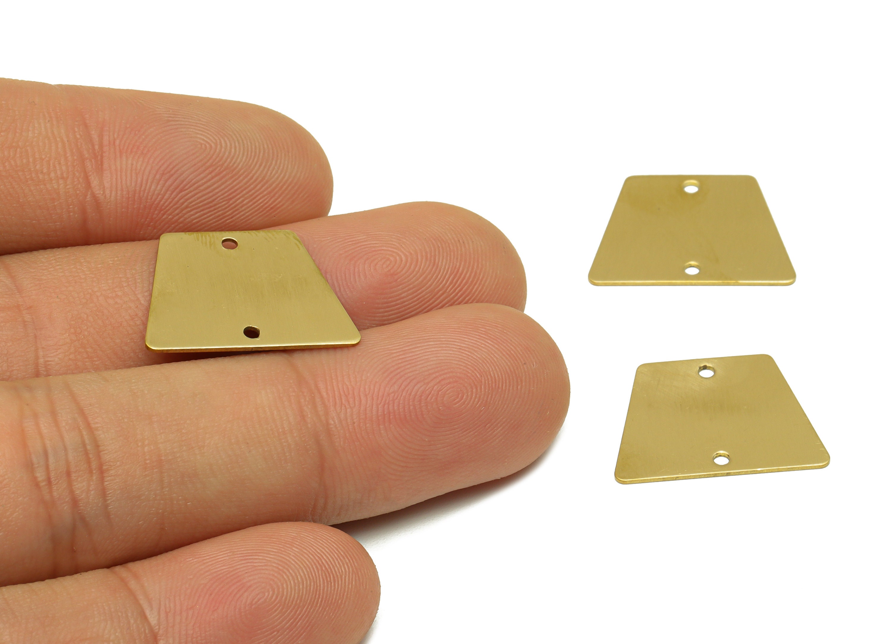 Small Trapezoid Laser Cut Connectors, Stamping Blank Connector ...