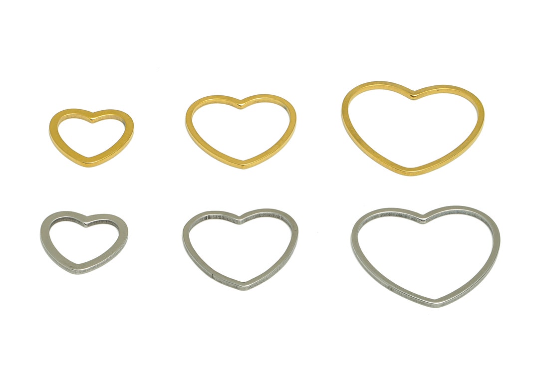Steel Heart Rings, Stainless Steel 201, Heart Steel, Stainless Steel ...