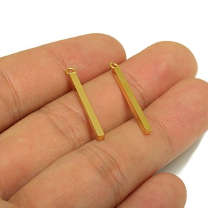 Long Stick Bar Charm, Stainless Steel Tassel Bar, Steel Bar for Tassel ...