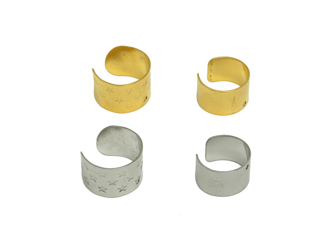 Steel Ear Cuff, Stainless Steel 201, Steel Star Ear Cuff, Stainless ...
