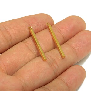 Long Stick Bar Charm, Stainless Steel Tassel Bar, Steel Bar for Tassel ...
