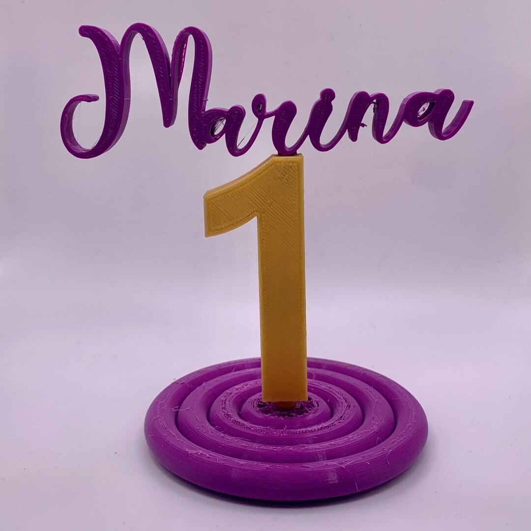 3D Printed Birthday Decorations for Kids Customizable and Unique ...