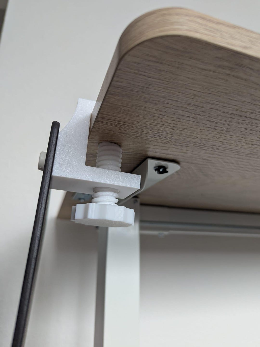 Connector for Skadis Perforated Board and Desk | IKEA Skadis Assembly ...