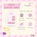 Coquette Daily Planner - Digital Download - Etsy