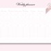 Coquette Weekly Planner 3 Pink - Etsy