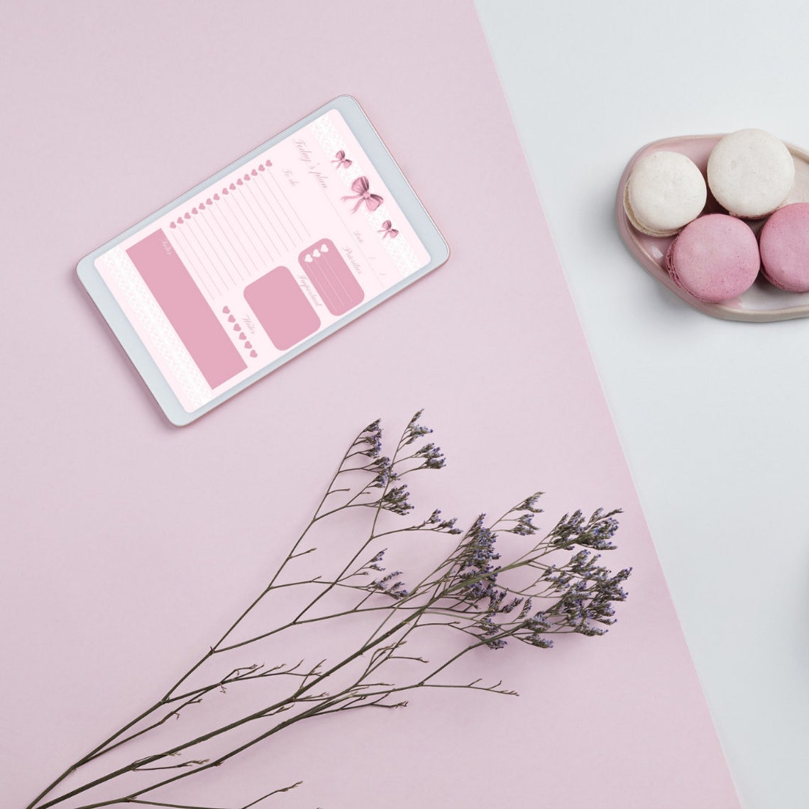 Coquette Daily Planner Digital Download - Etsy