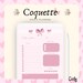 Coquette Daily Planner - Digital Download - Etsy
