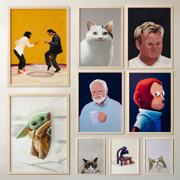 Meme Wall Decor - Etsy