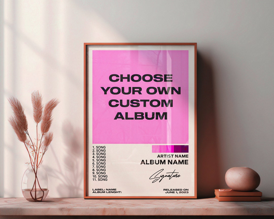 Custom Album Cover Album Cover Print Personalised Album - Etsy