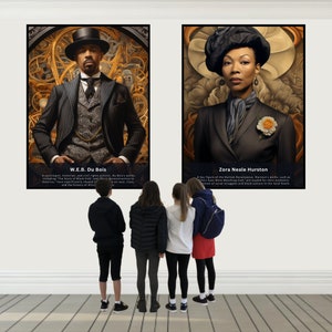 Printables - Famous Black Authors (10pcs) - Classroom Decor, Author ...