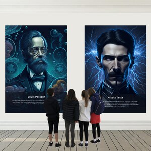 Printables - Famous Scientists (10pcs) - Classroom Decor, Science ...