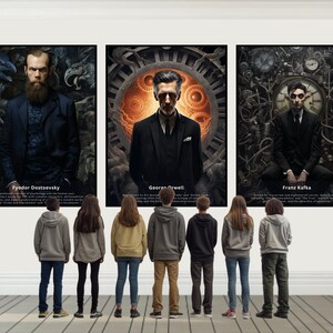 Printables - Famous Authors (11pcs) - Classroom Decor, Author Gallery ...