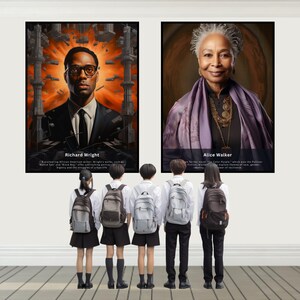 Printables - Famous Black Authors (10pcs) - Classroom Decor, Author ...