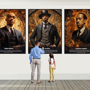 Printables - Famous Black Authors (10pcs) - Classroom Decor, Author ...