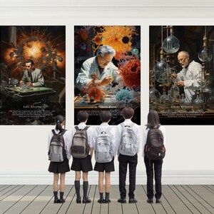 Printables - Hispanic Scientists (15pcs) - Classroom Decor, Science ...