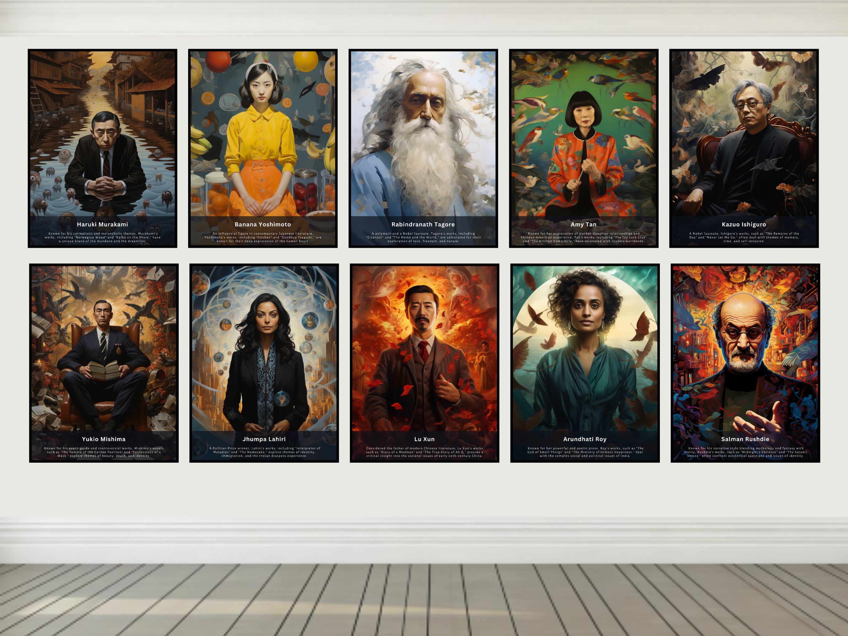 Printables - Famous Asian Authors (10pcs) - Classroom Decor, Author ...