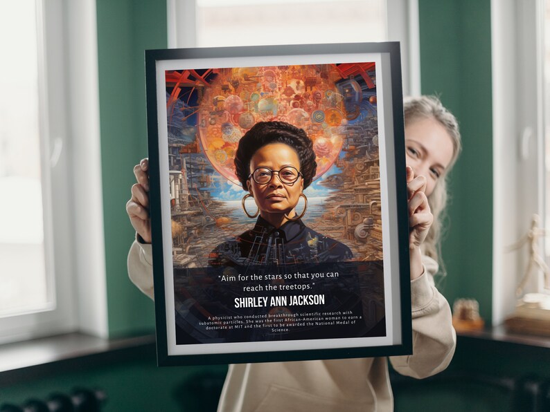 Printables Shirley Ann Jackson Classroom Decor, Science Gallery Wall ...