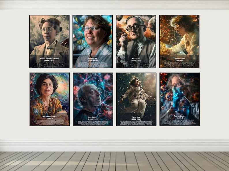 LGBTQ Scientist | Classroom Decor, Science Gallery Wall, Diversity - Etsy